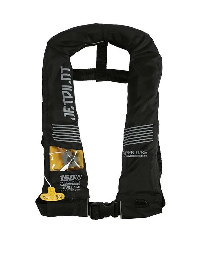 Jetpilot Adult Inflatable Life Jacket Level 150 - Black – Wake Watersports